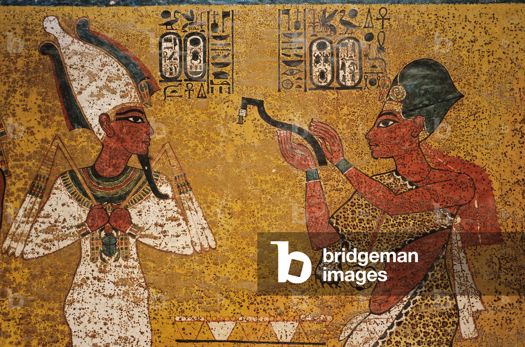 Image of Tomb Wall; North; Aye; Opening of the Mouth, KV 62, by Garrett ...