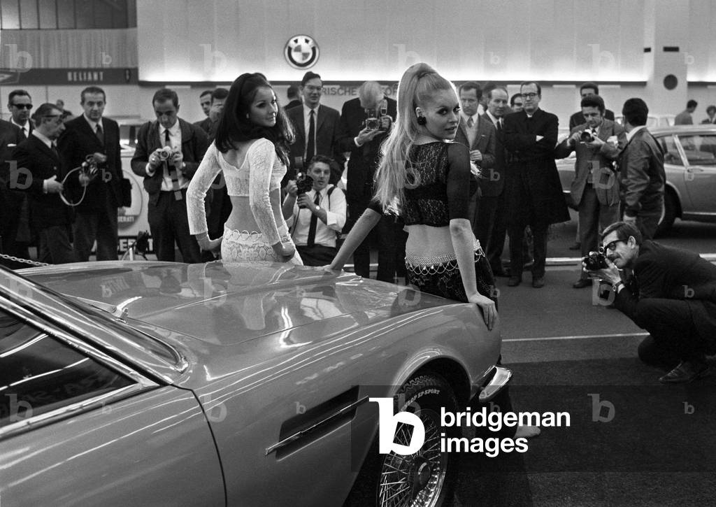 Image of Switzerland 39th Geneva Motor Show, 1969 (b/w photo)