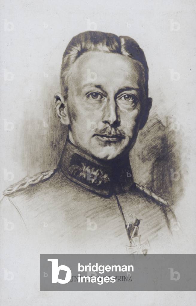 Image of Crown Prince Wilhelm, eldest son of Kaiser Wilhelm II of by ...