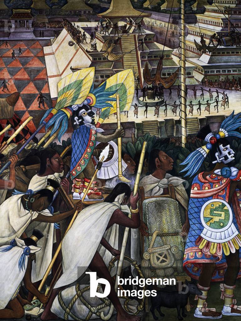 Image of Totonaca civilization, with Volador and pyramids, including ...