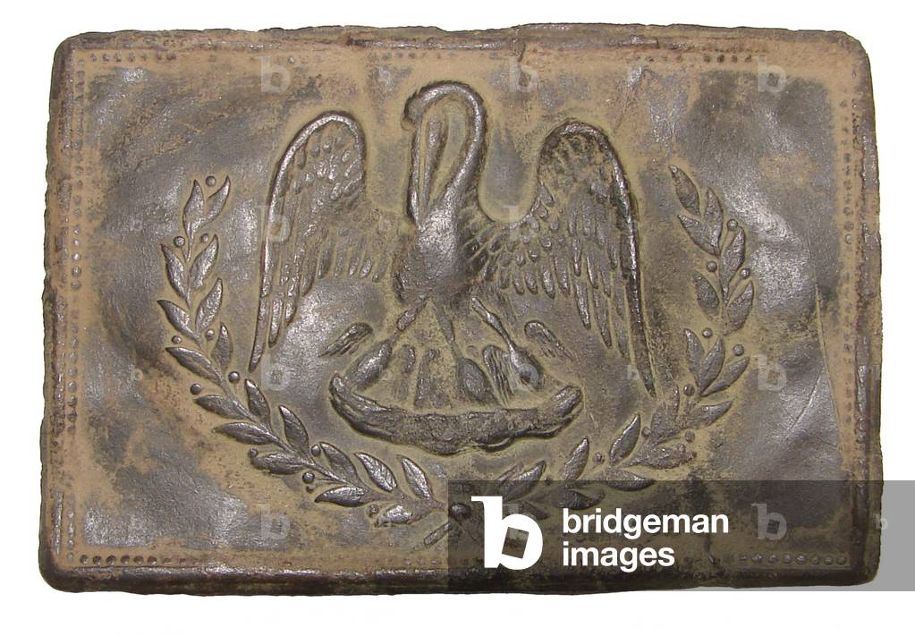 Image of Excavated Confederate Louisiana State Seal Belt plate