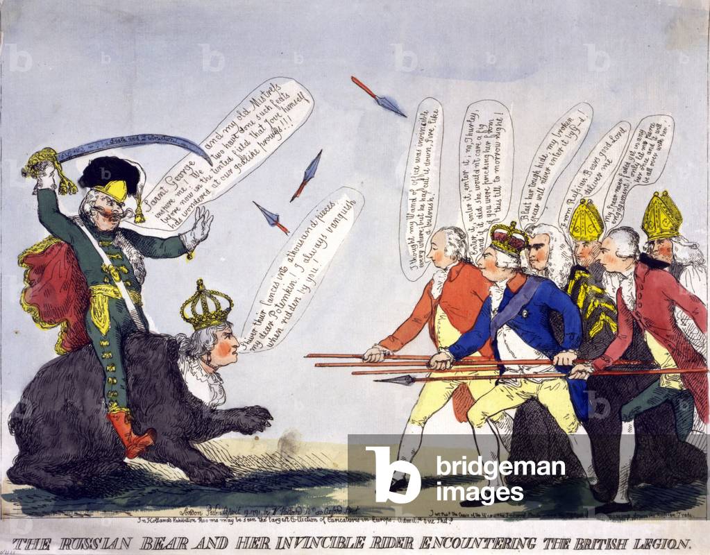 Image of The Russian Bear and her Invincible Rider Encountering the British
