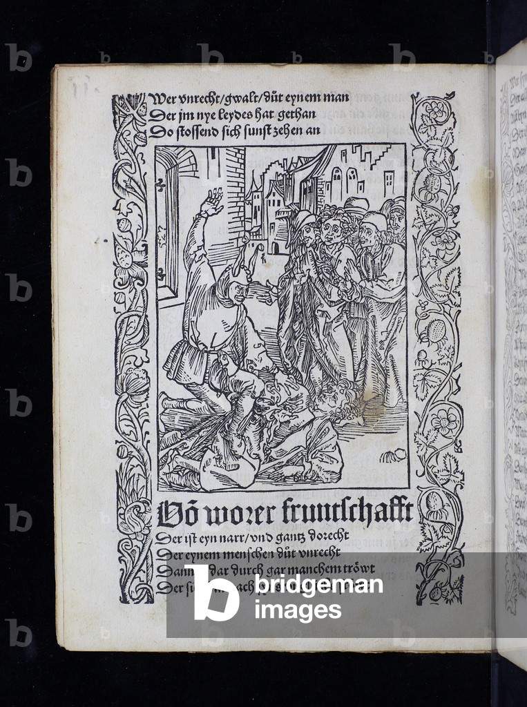 Image of The Ship of Fools, 1499 (woodcut)