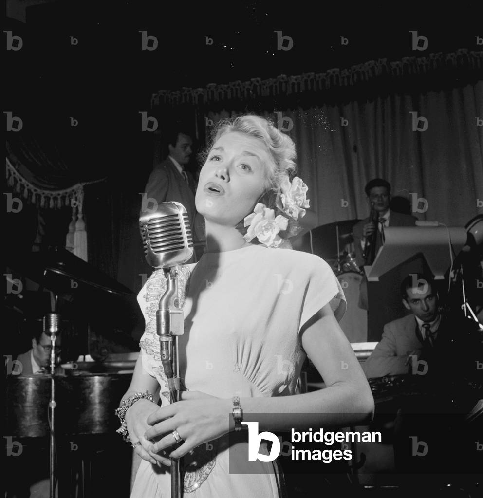 Image of June Christy (1925-1990) American jazz singer. Performing at ...