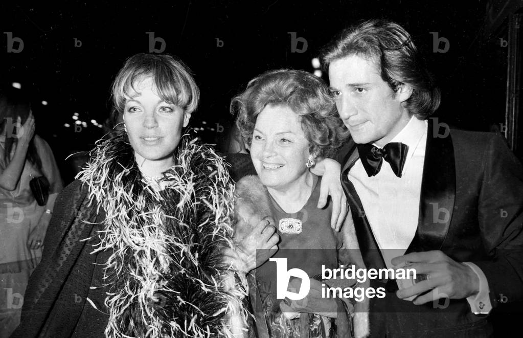 Image of Romy Schneider with her mother Magda Schneider and her partner ...