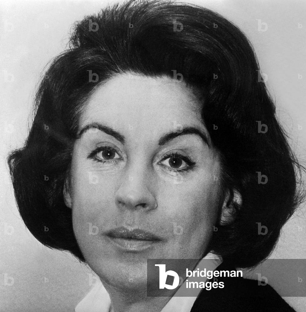 Image of Switzerland Theatre Maria Becker, 1978 (b/w photo)