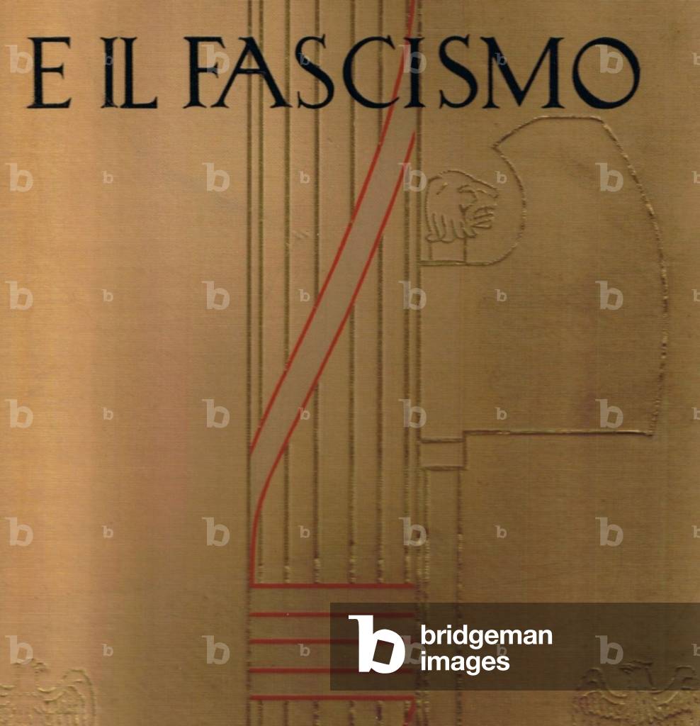 Image of The Fasces, an axe tied to a bundle of sticks,