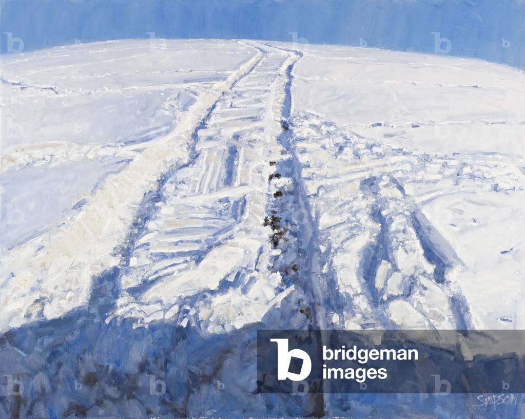 Image of Deep Snow, 2010 (oil on canvas) by Simpson, Charles (b.1952)