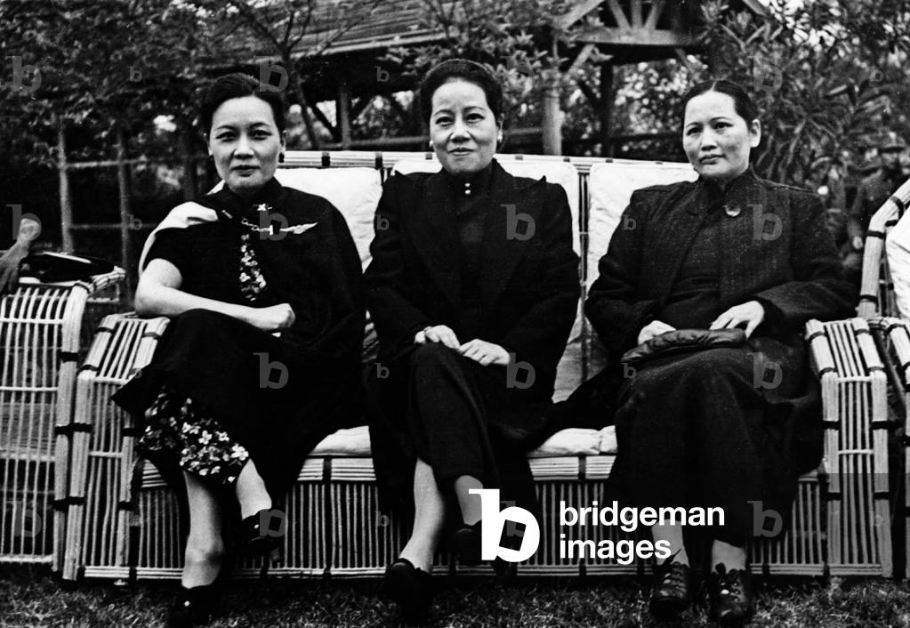 Image of The Soong Sisters from left: Mei Ling, Ai Ling and