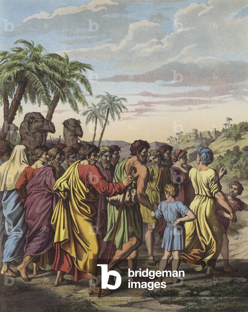 Image of Return of the Israelites from their captivity in Babylon ...