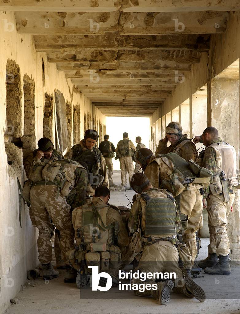 Image of 45 Commando Royal Marines during Operation Glacier 4 in district