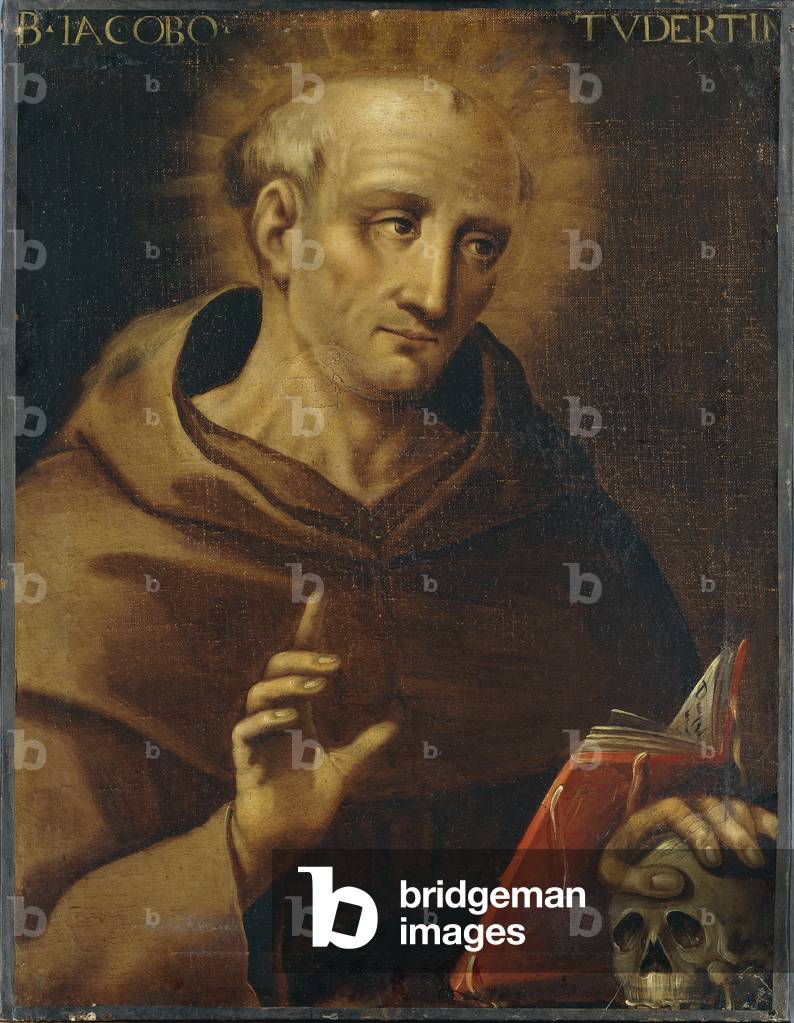 Image of Portrait of Jacopo de' Benedetti known as Jacopone da Todi by ...