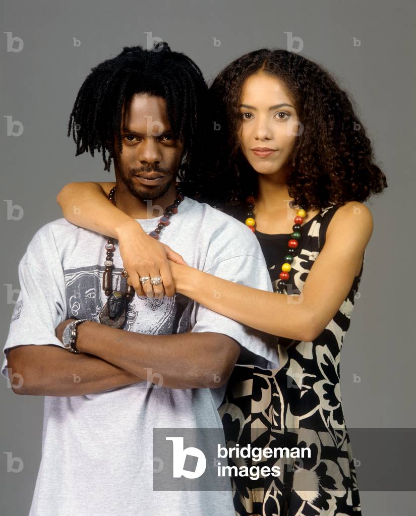Image of Ice MC (with singer), 1994 (photo)