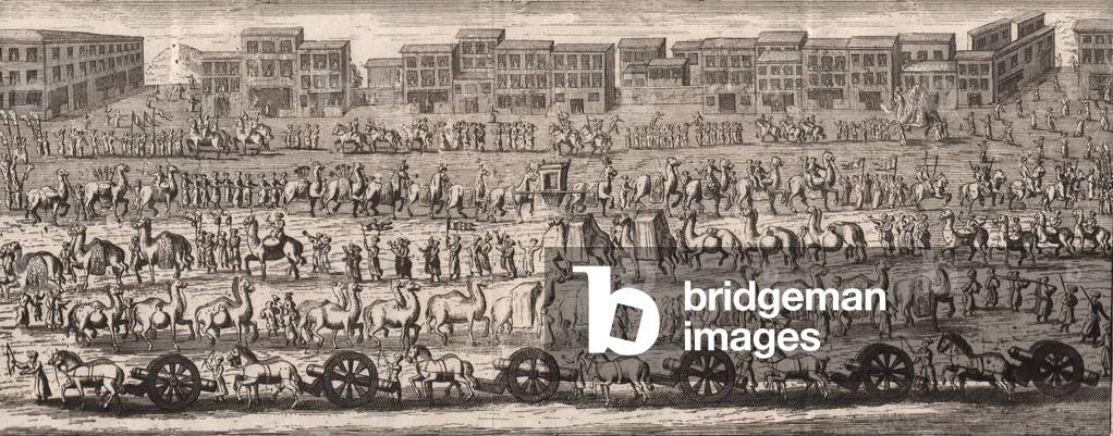 Image of March of Great Caravan from Cairo to Mecca, taking thousands
