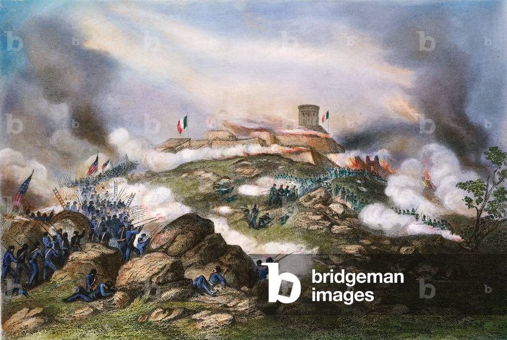 Image of BATTLE OF CHAPULTEPEC, 1847 U.S. forces storming the palace of