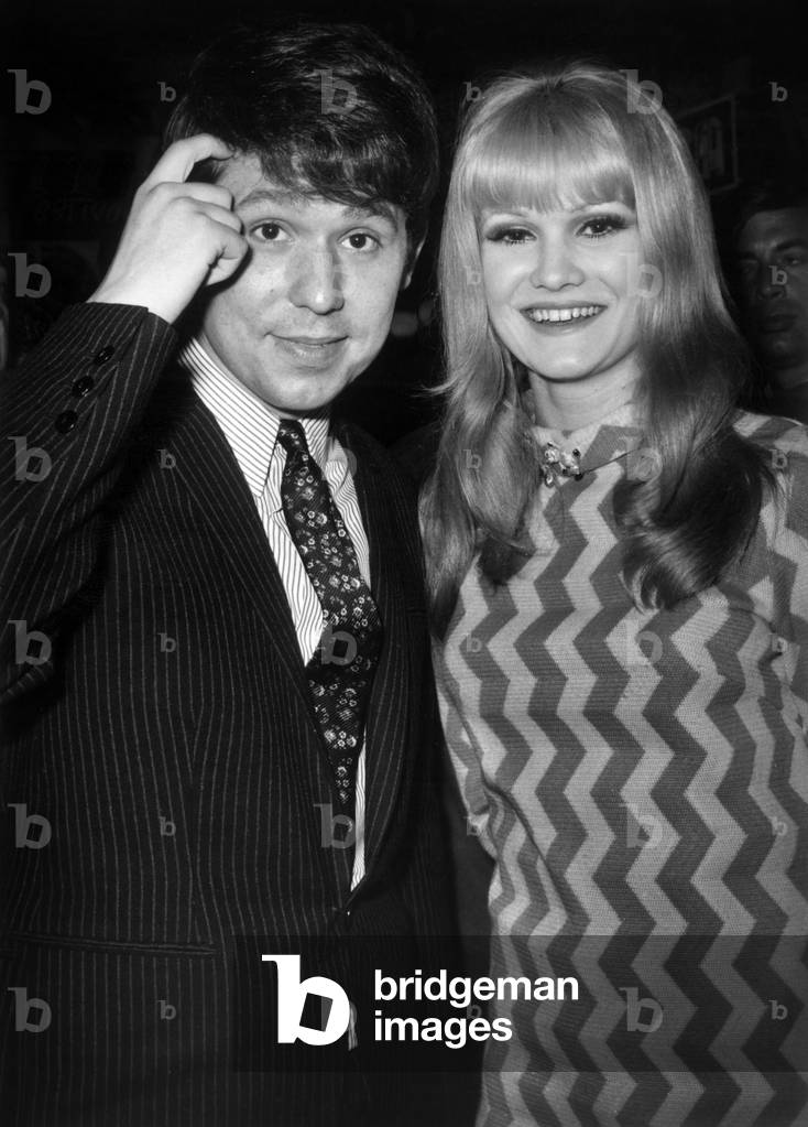 Image of Spanish Singer Raphael In The Company Of Laura Ulmer At