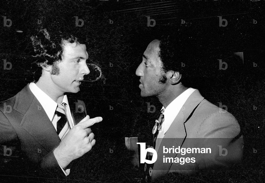 Image of Franz Beckenbauer at the celebration of the World Cup victory