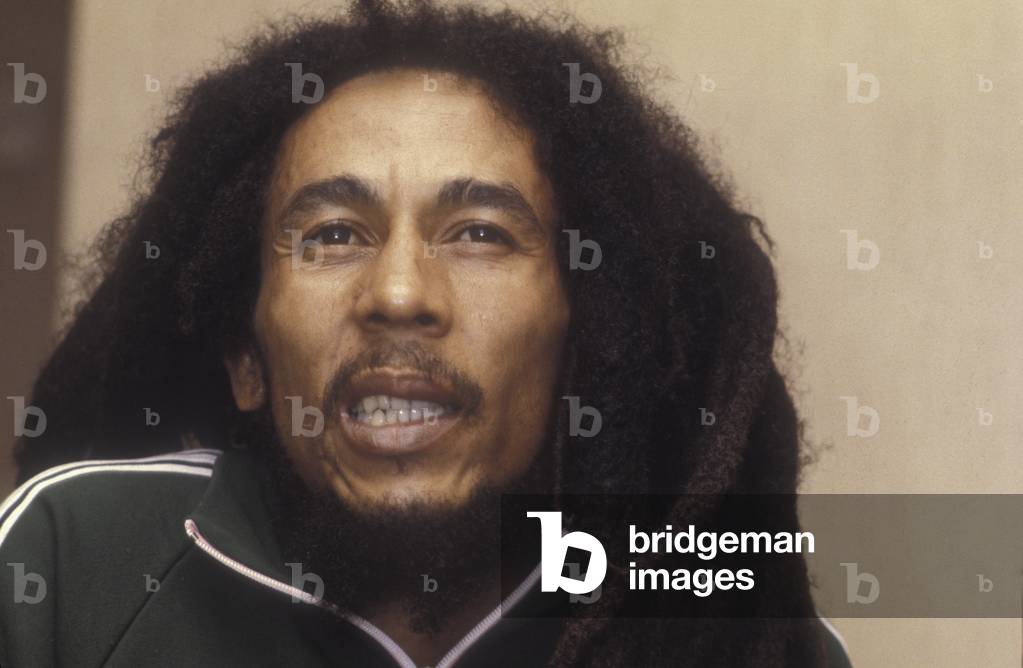 Image of Bob Marley in Milan on June 27, 1980
