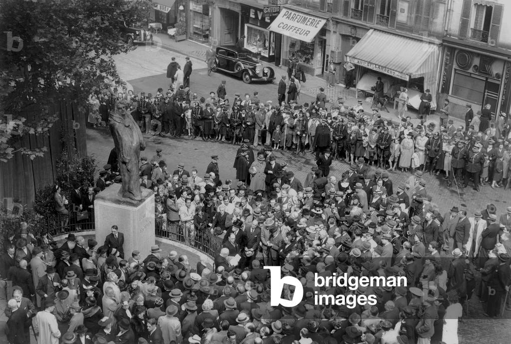 Image of Unveiling of The Statue of Honore De Balzac By Auguste
