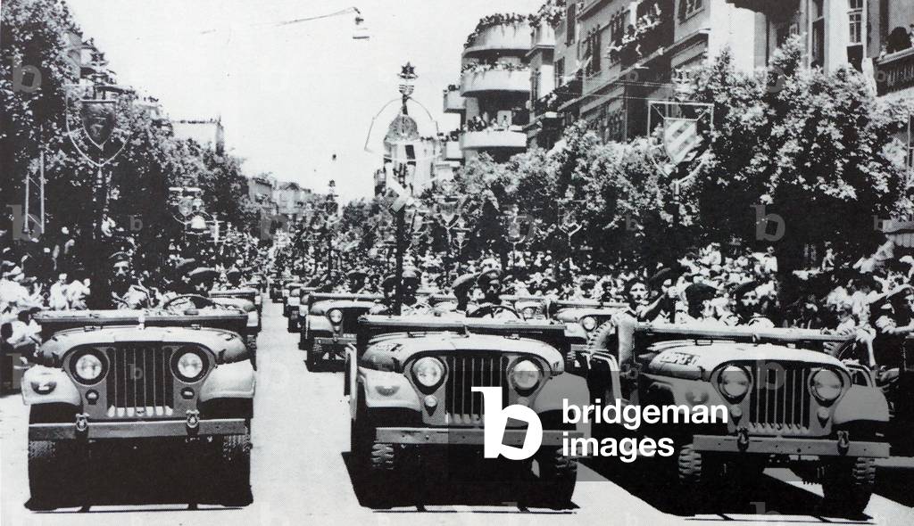Image of Israeli army parade in Jerusalem