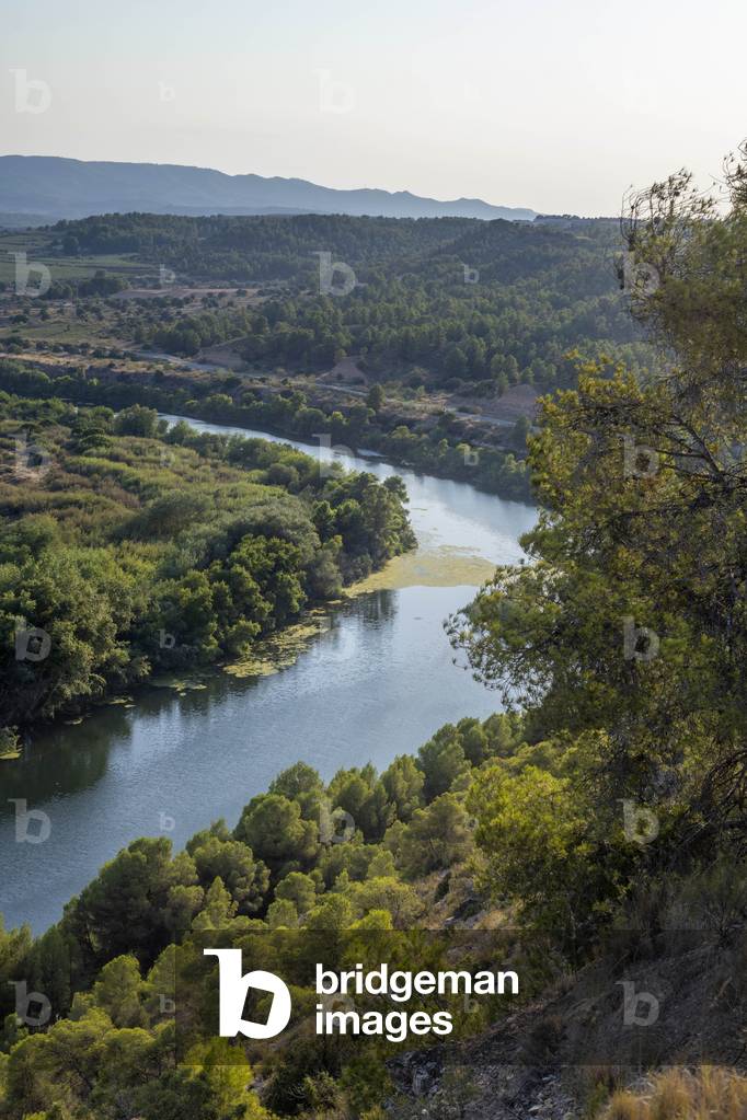Image of Meander of the river Ebro as it passes through Flix