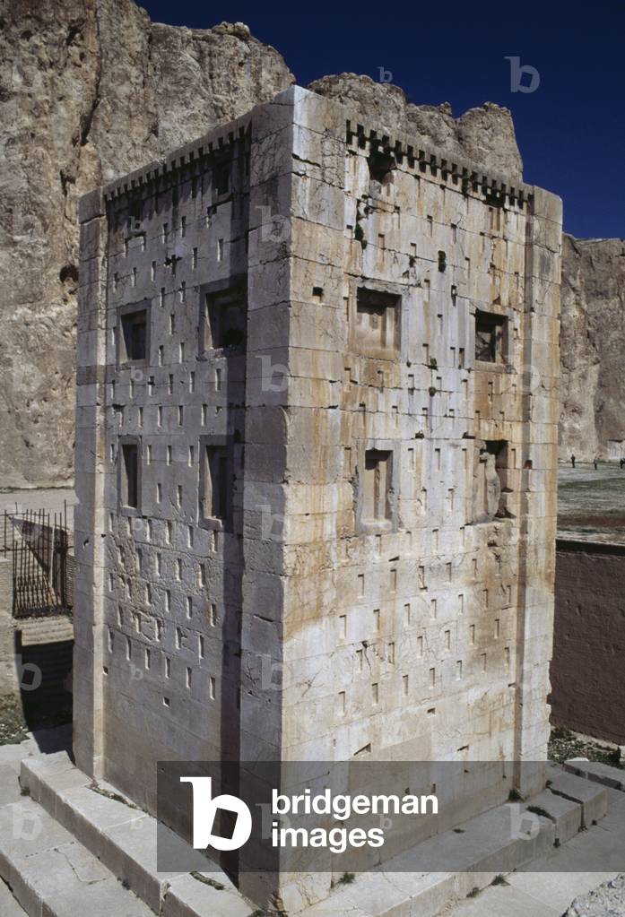 Image of The Ka'ba-ye Zartosht (Cube of Zoroaster), Naqsh-e Rostam ...