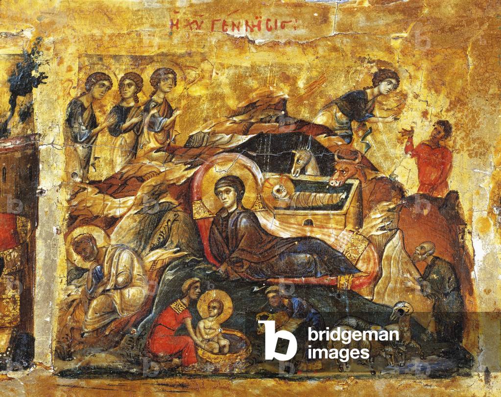 Image of The Nativity, detail from the Deisis with the twelve feasts,