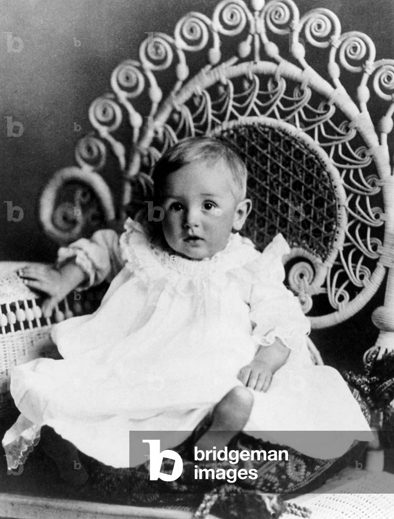 Image of American producer Walt Disney (1901-1966) as a child, 1 year