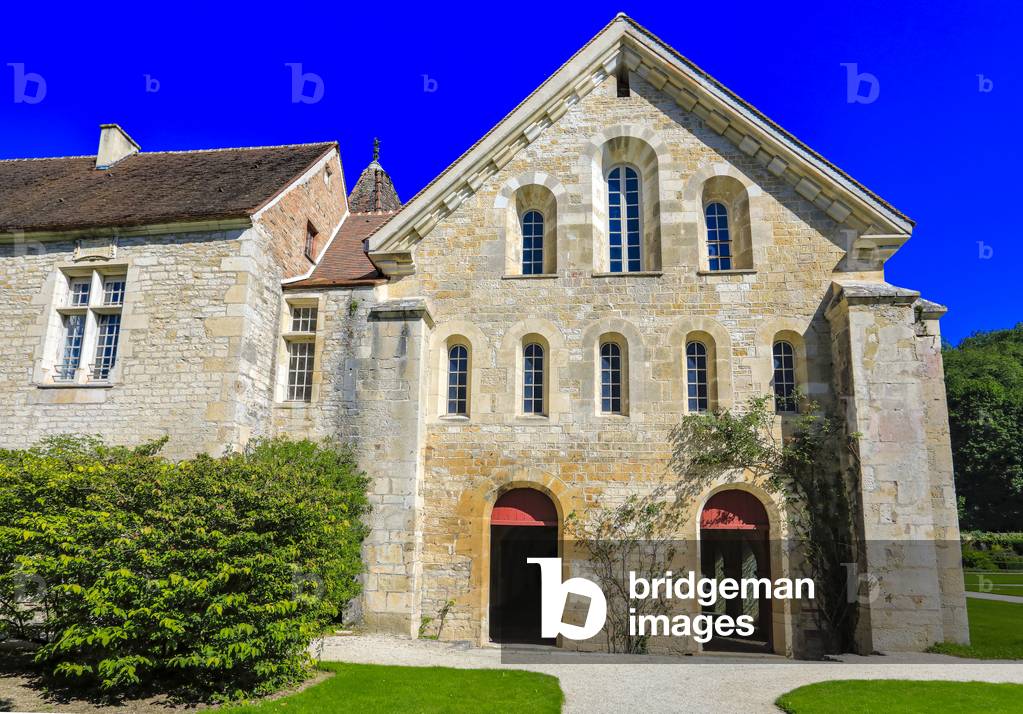 Image of Abbey of Fontenay. Building of the dormitory, Common room and ...