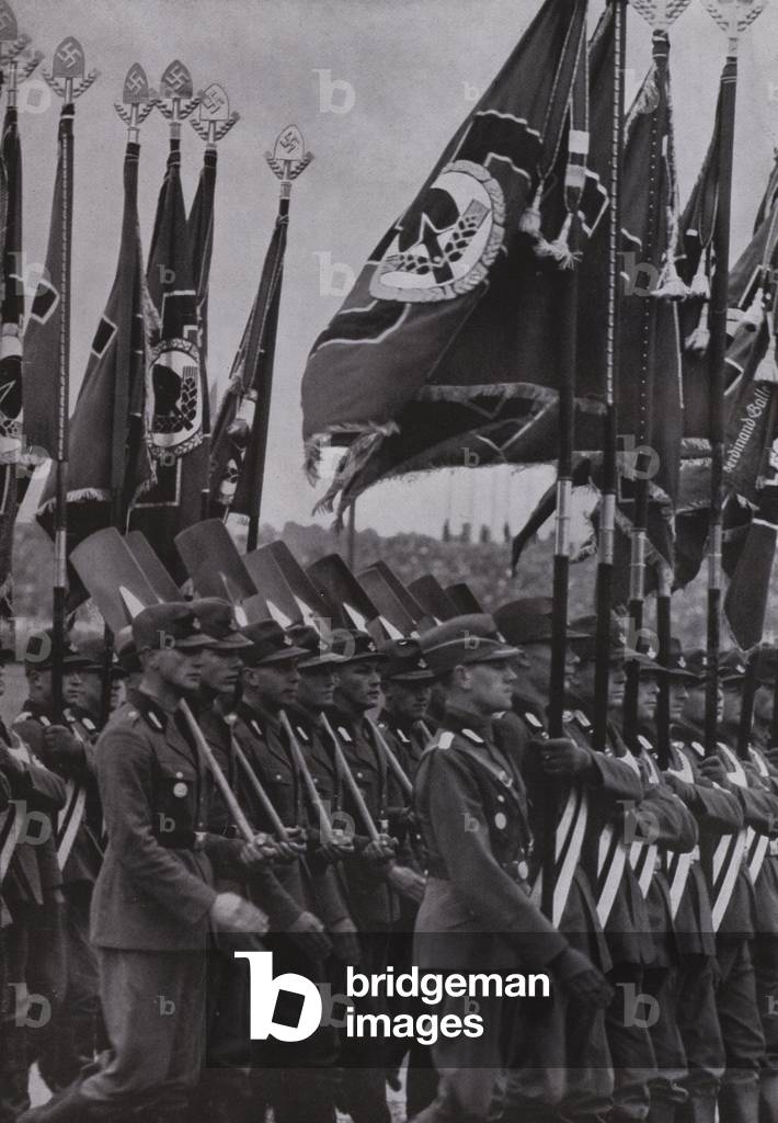 Image of Parade of the flags of the Nazi Reich Labour Service by ...