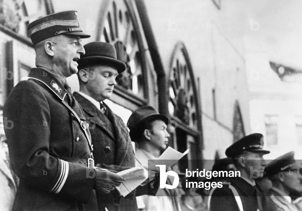 Image of Karl Sigmund Litzmann adopted Estonian volunteers, 1942 (b/w ...