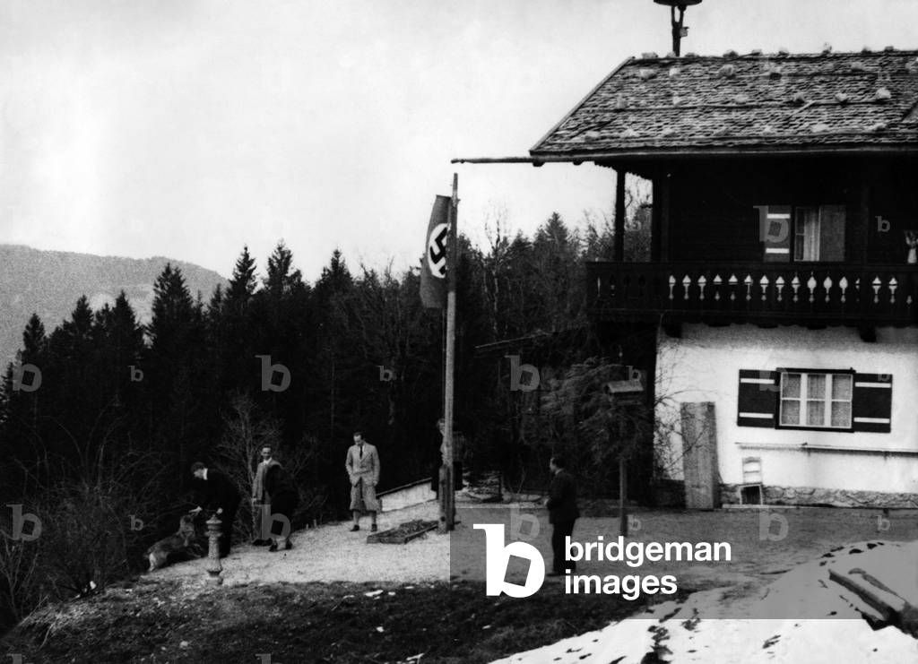 Image of Adolf Hitler at his country house in Obersalberg, undated picture
