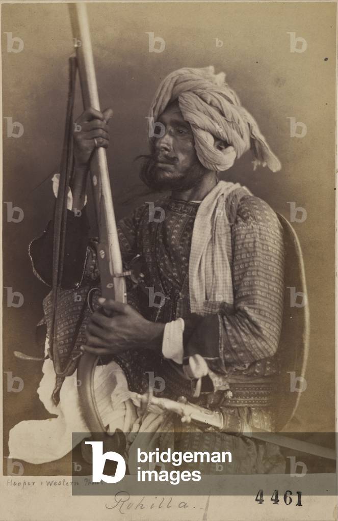 Image of Portrait of a Rohilla, a tribesman of the Pashtun or