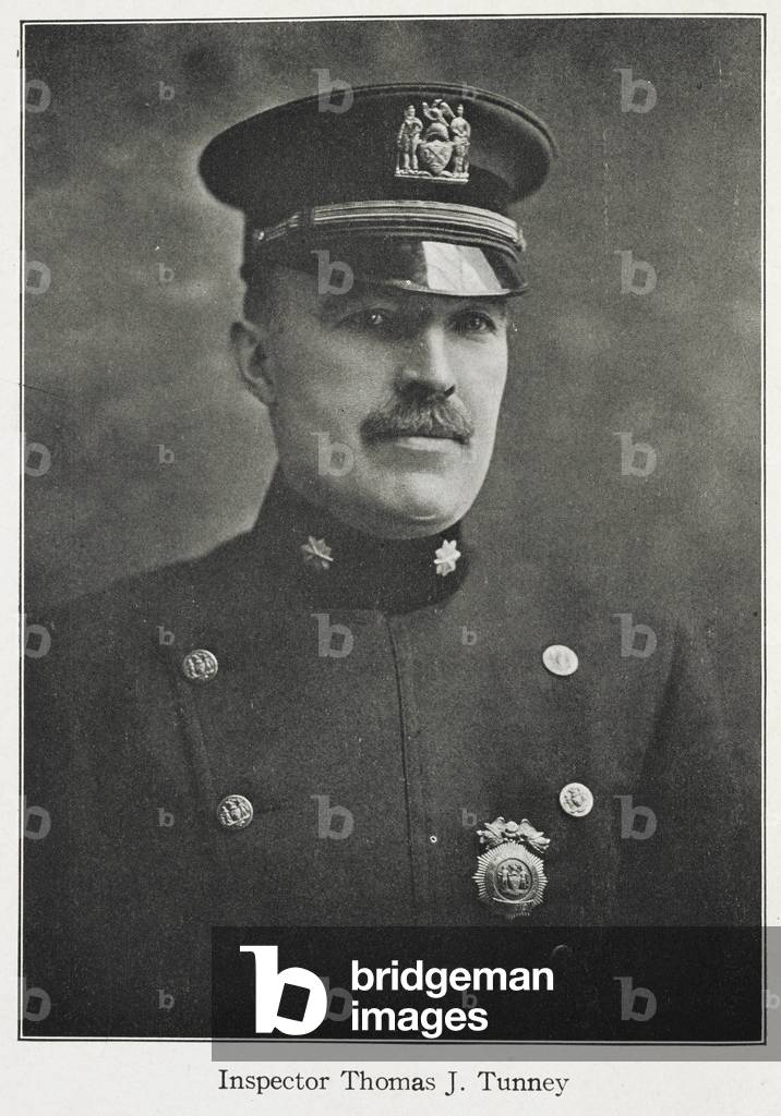 Image of Inspector Thomas J. Tunney. In August, 1914, Tunney was appointed