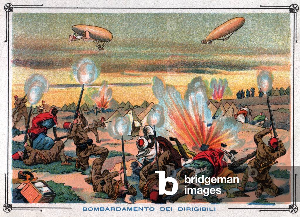 Image of Guerre italo turque. Italo Turkish war.