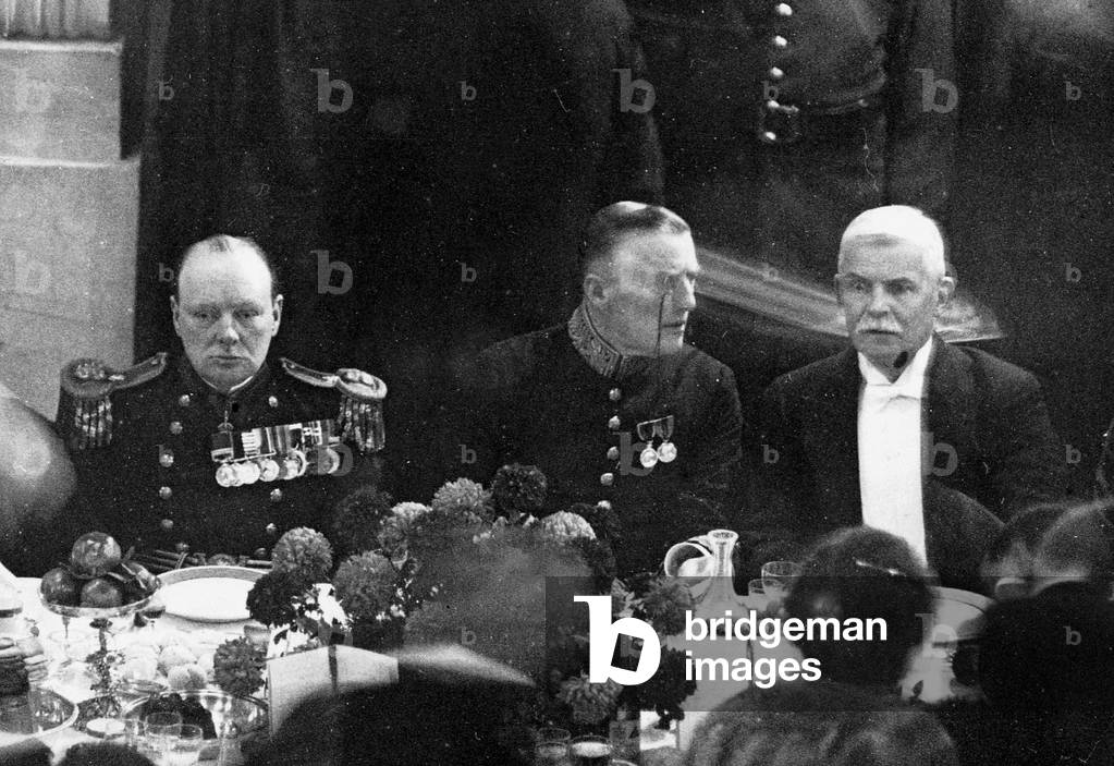Image of Winston Churchill, Joseph Austen Chamberlain and the German ...