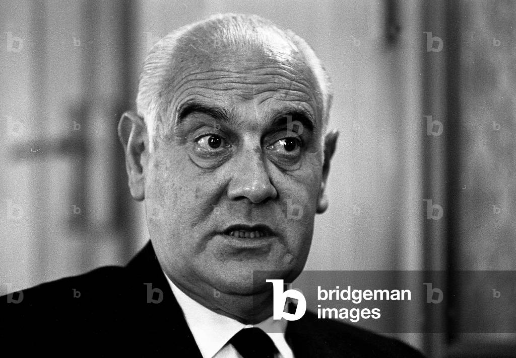 Image of Alejandro Agustín Lanusse, Dec 1972 (b/w photo) by Comesaña ...