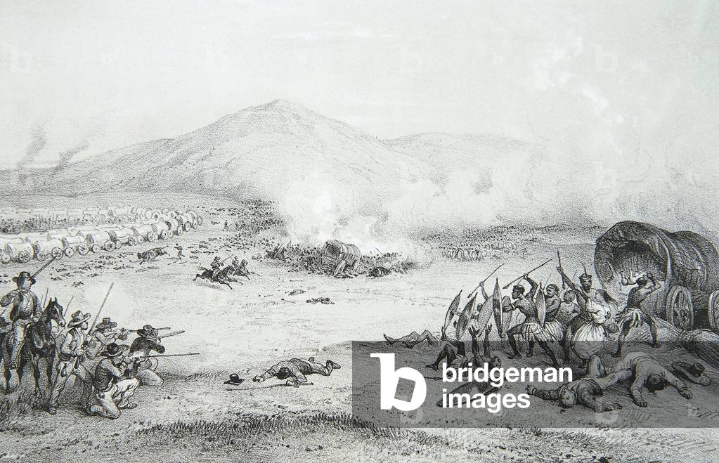 Image of The Battle of Blood River, December 16, 1838. The Great