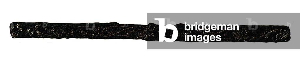 Image of China: Decorated iron ruler from Mancheng Tomb 1, 2nd century