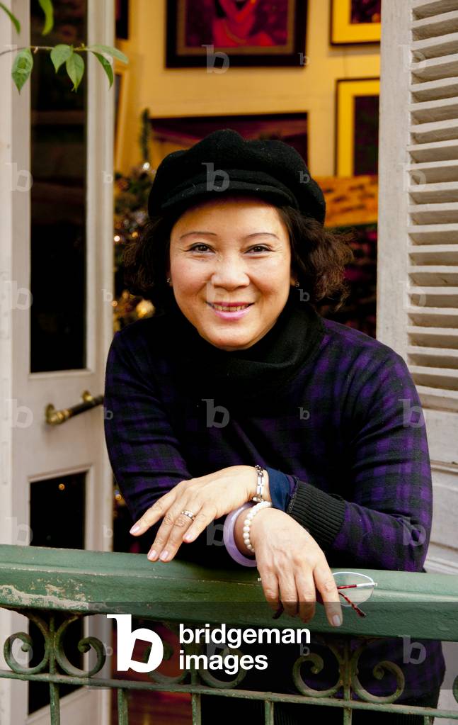 Image of Vietnam: Vietnamese artist Bui Thi Mai Hien (1957 -), famed