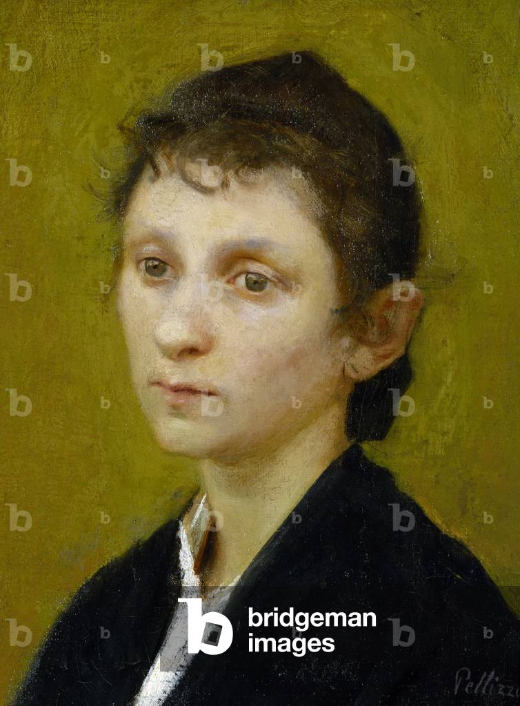 Image of Portrait of a Young Woman Giuseppe Pellizza da Volpedo (1868 ...
