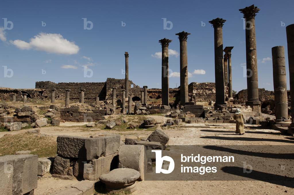 Image of Syria - Bosra. Ancient Bosra. UNESCO World Heritage List, 1980.