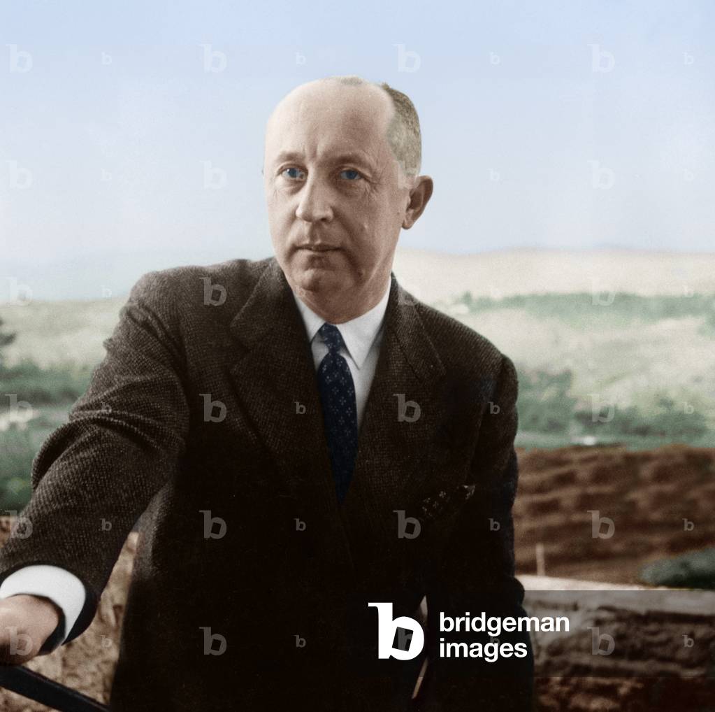 Image of French Couturier Christian Dior (1905-1957) on October 25 ...