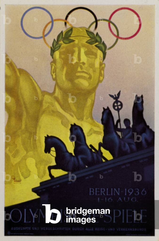 Poster for the 1936 Summer Olympic Games, Berlin, Germany (poster) by ...