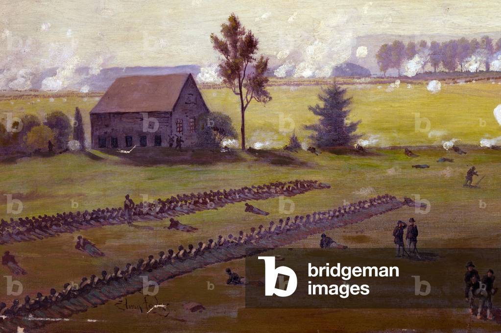 Image of Illustration of Battle of Gettysburg, 1895