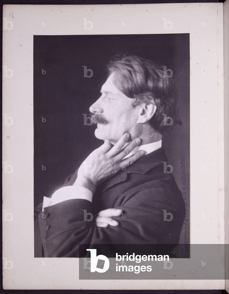 Image of Portrait of George Parlby, c.1900 (b/w photo) by English ...