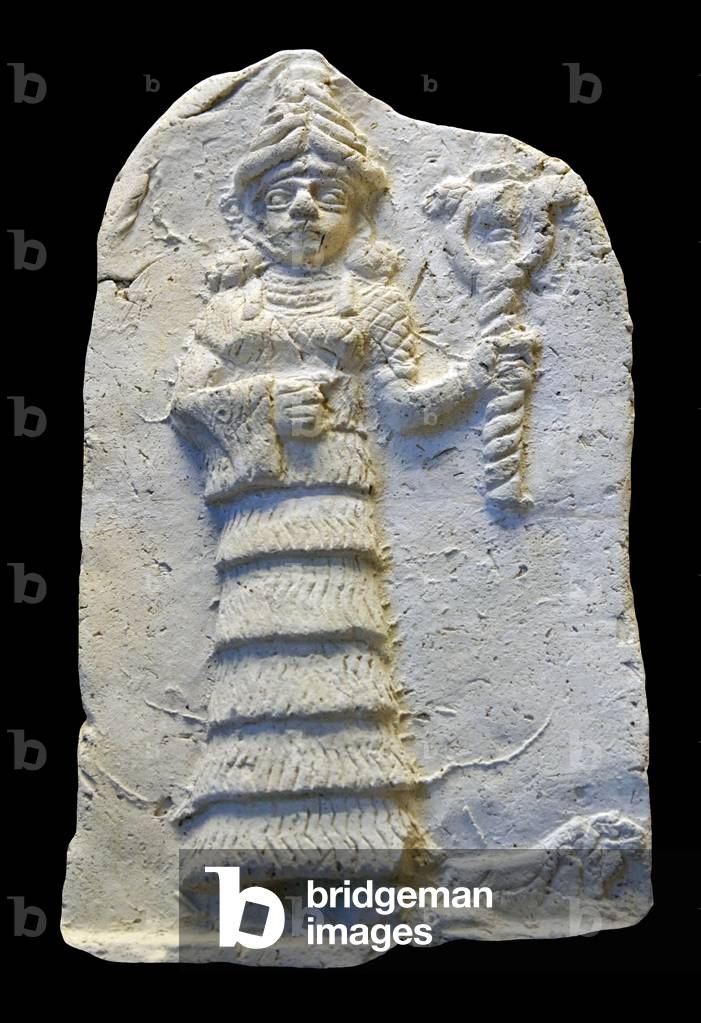 Image of Iraq: The goddess Ishtar holding a weapon, 2nd century