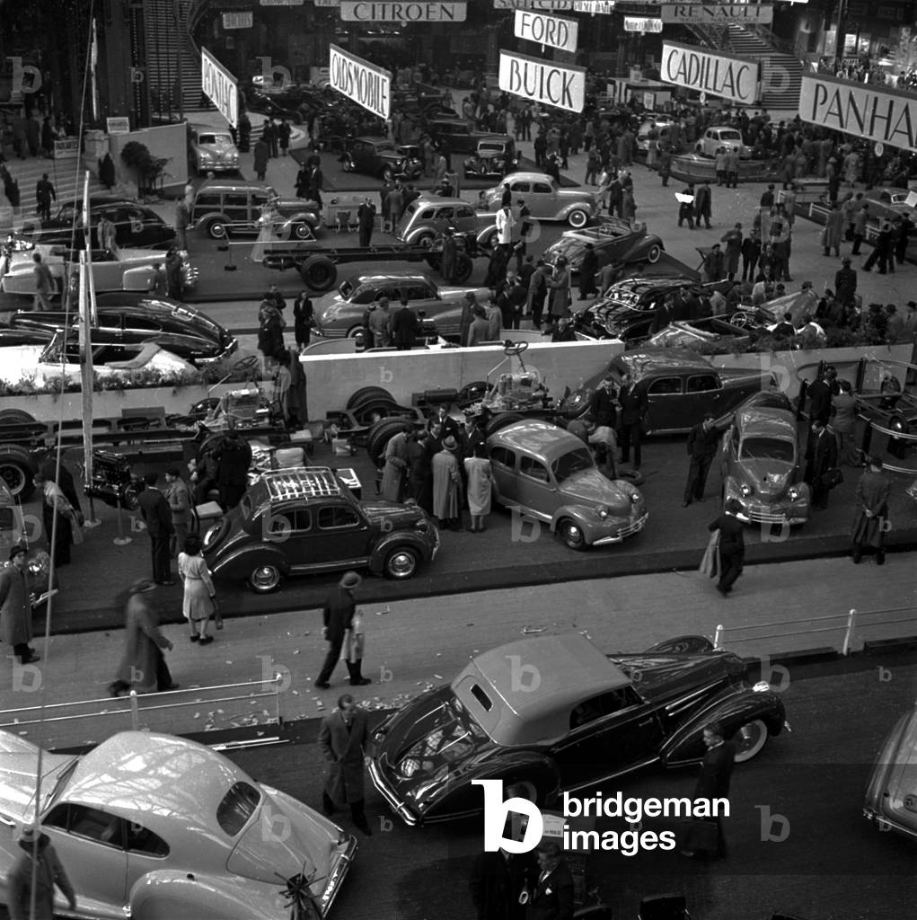 Image of Opening of The Motor Show, Paris, October 23, 1947 (b/w