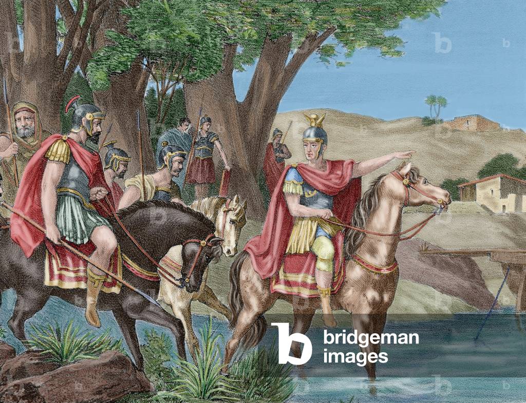 Image of Battle of Ilerda (49 B.C.). Gaius Julius Caesar (ca. 100-44