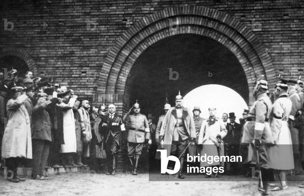 Paul von Hindenburg at the inauguration of the Tannenberg Memorial, 1927